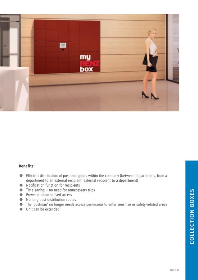 myRENZbox Intelligent Parcel Delivery Box Brochure | PDF