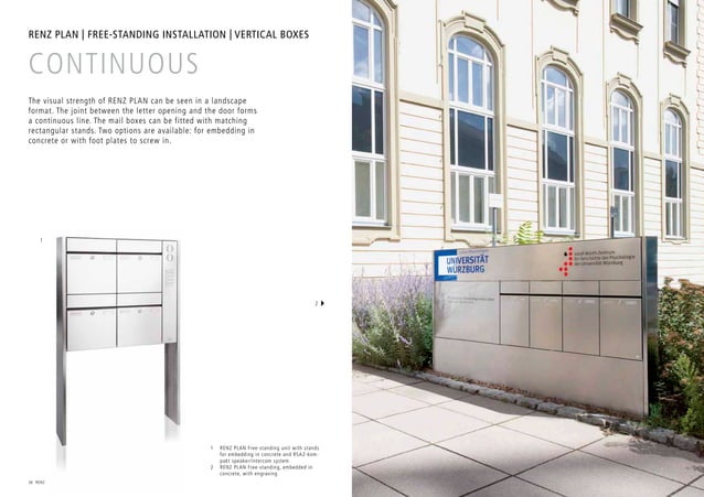 RENZ PLAN S Mail & Parcel Box Brochure | PDF