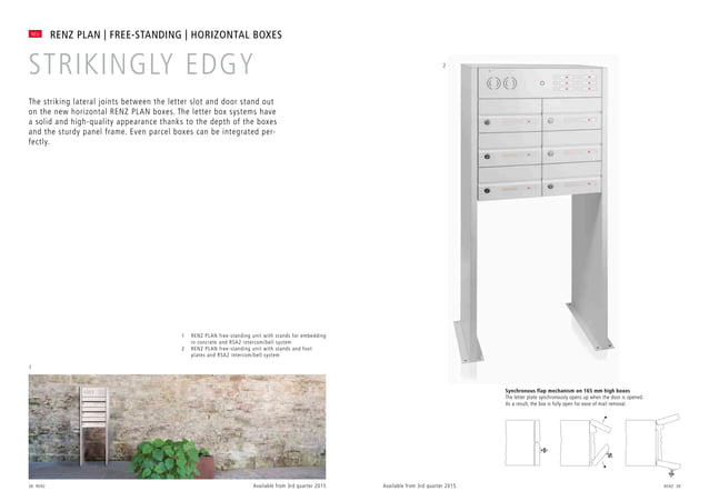 RENZ PLAN S Mail & Parcel Box Brochure | PDF