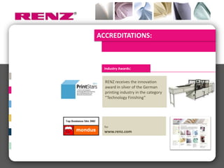 Renz group presentation_0312_eng | PPTX