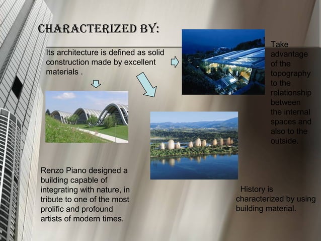 Renzo Piano and some of his works (ENGLISH) | PPT
