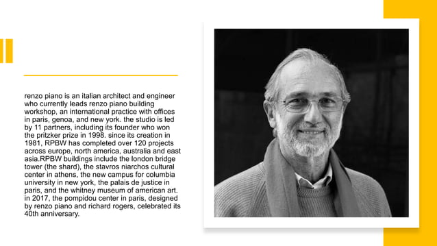 Renzo piano | PPT