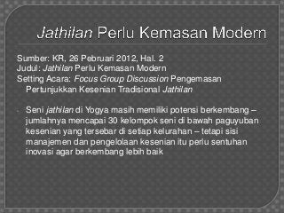 Reog dan Jathilan | PPTX