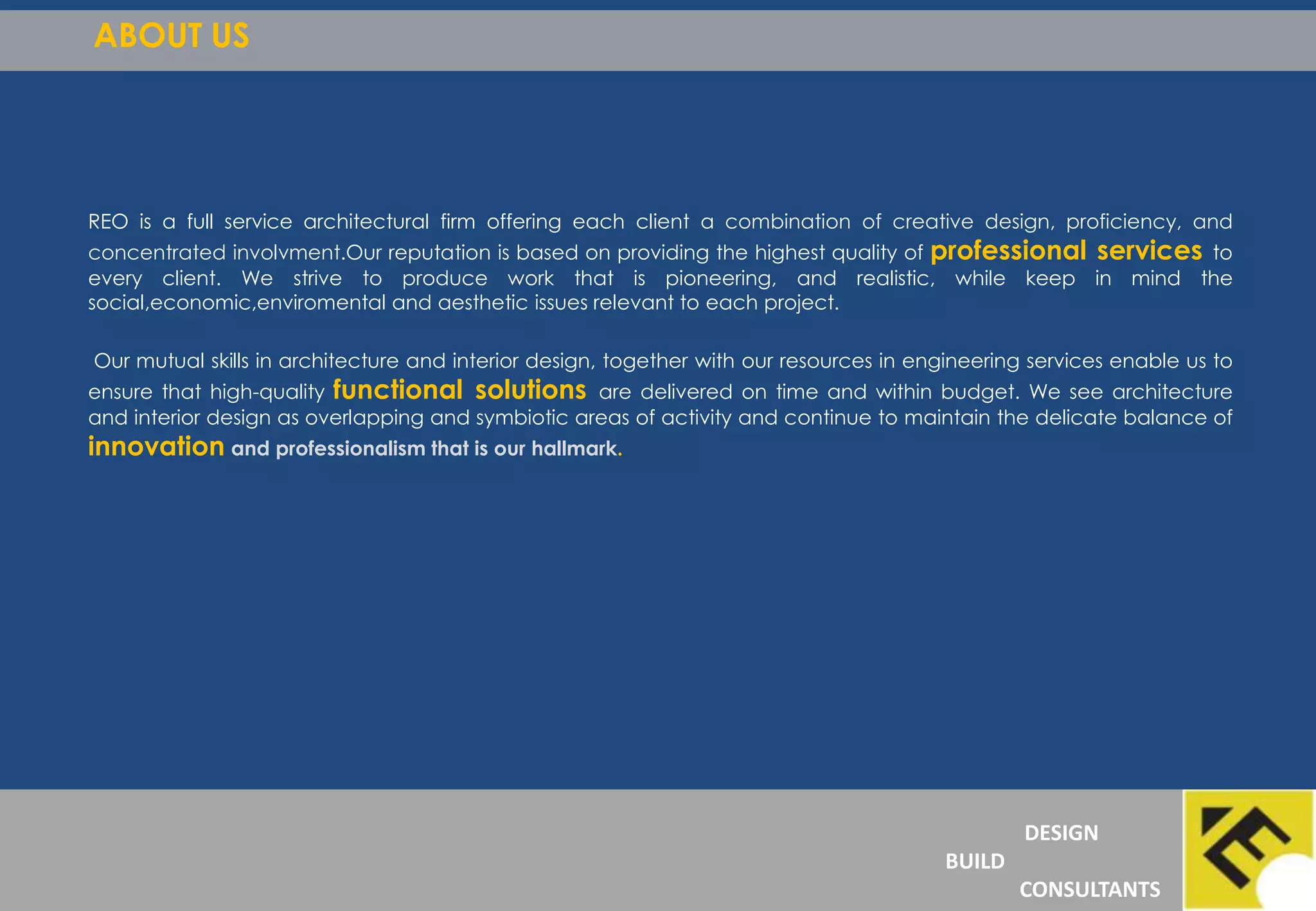 Reo profile final | PPTX