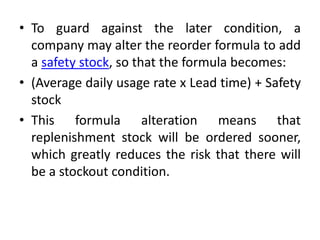 Reordering point | PPTX