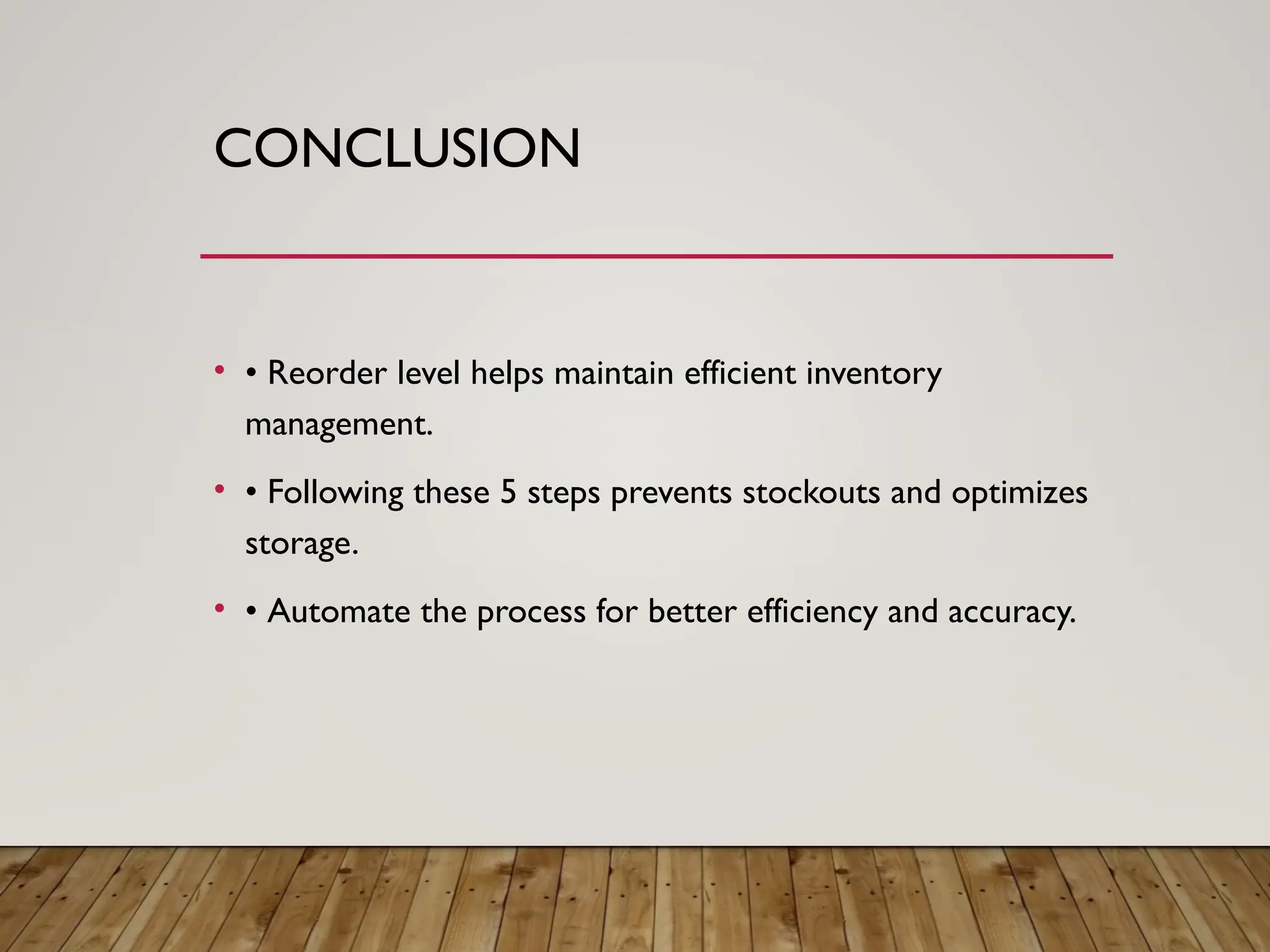 How to Calculate Reorder Level in 5 Easy Steps | PPTX