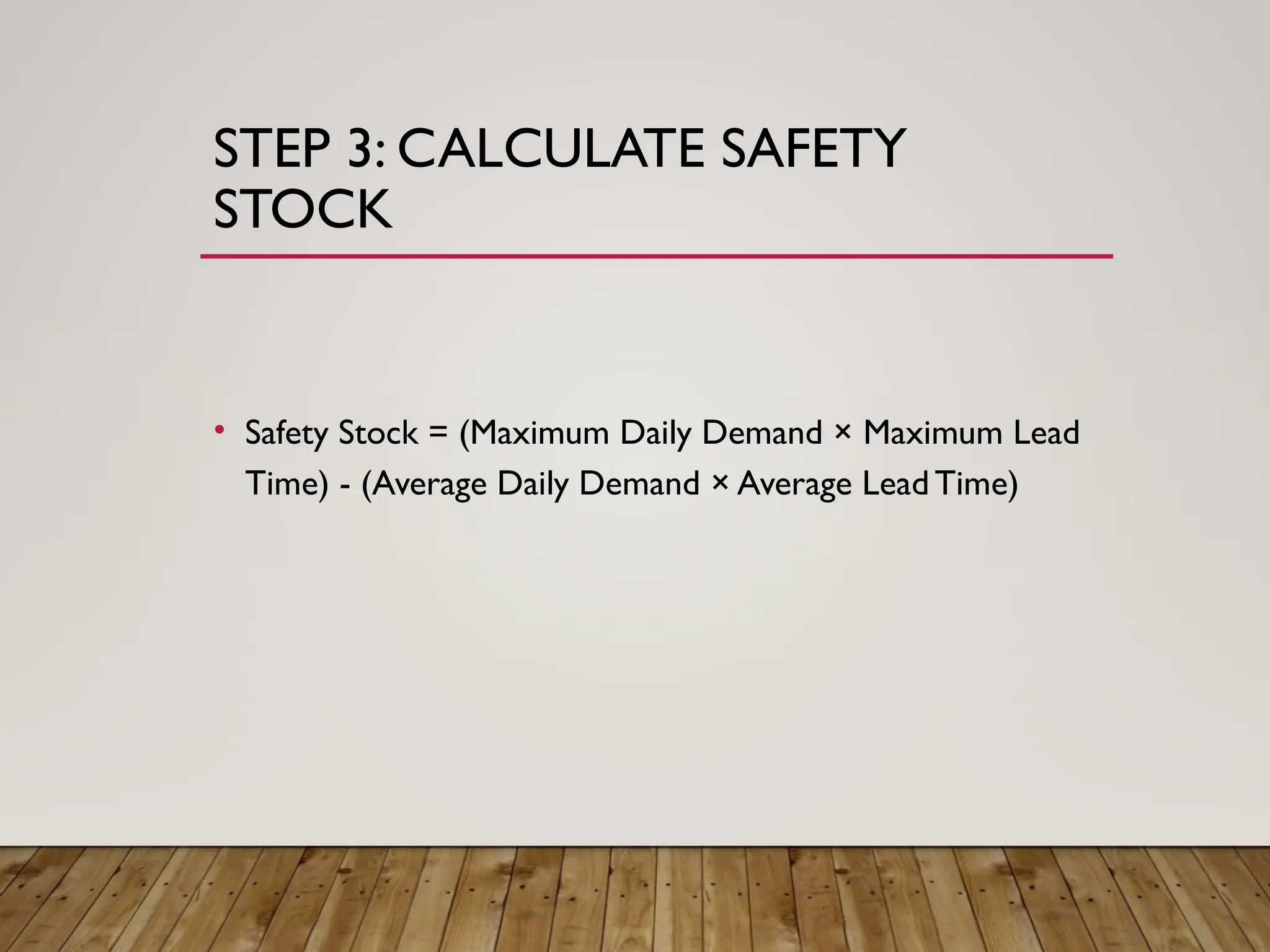 How to Calculate Reorder Level in 5 Easy Steps | PPTX
