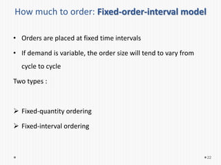 Reorder point | PPTX