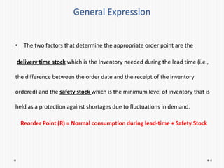 Reorder point | PPTX