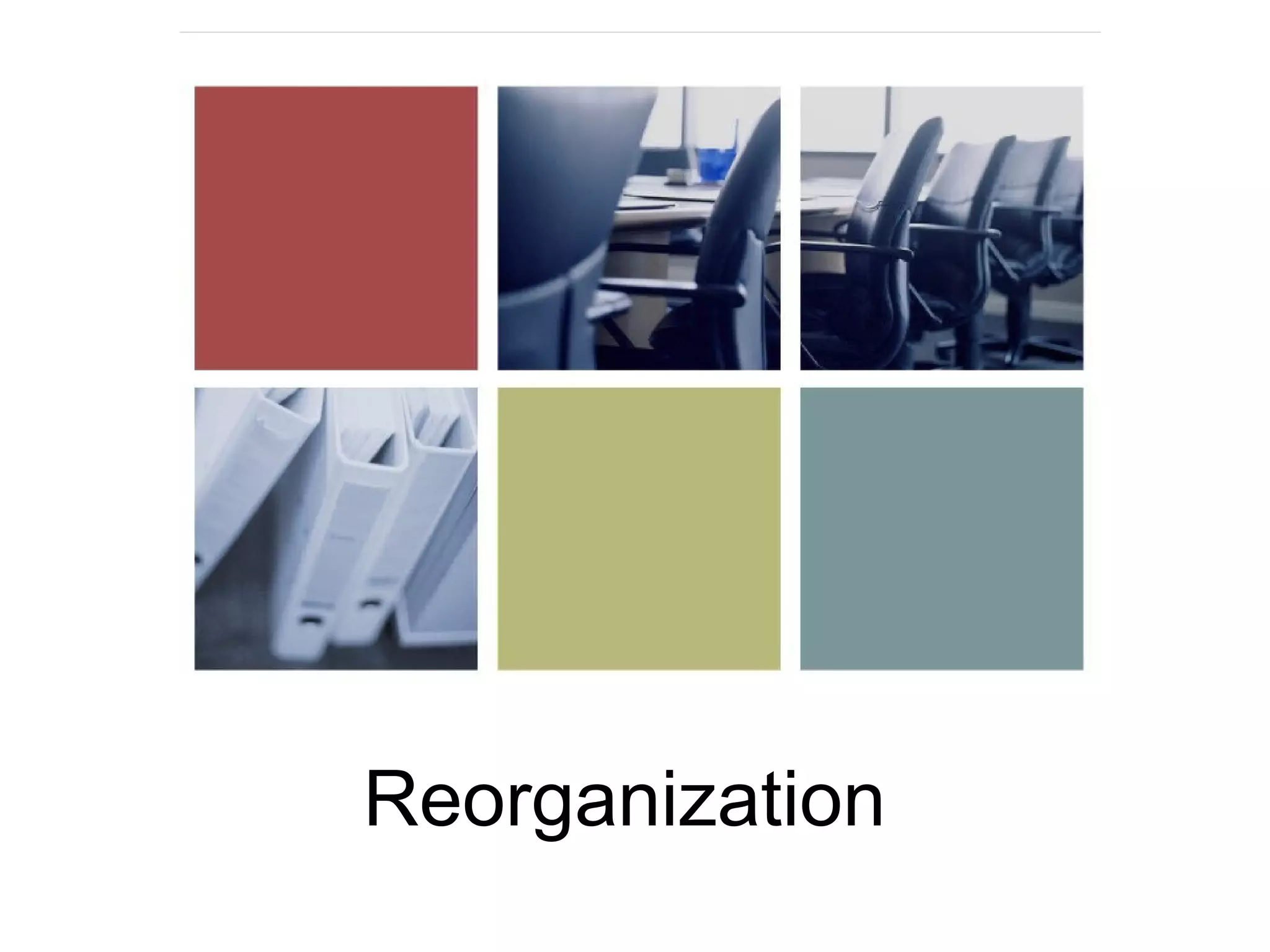 Training Deparment: Reorganization Analysis | PPT