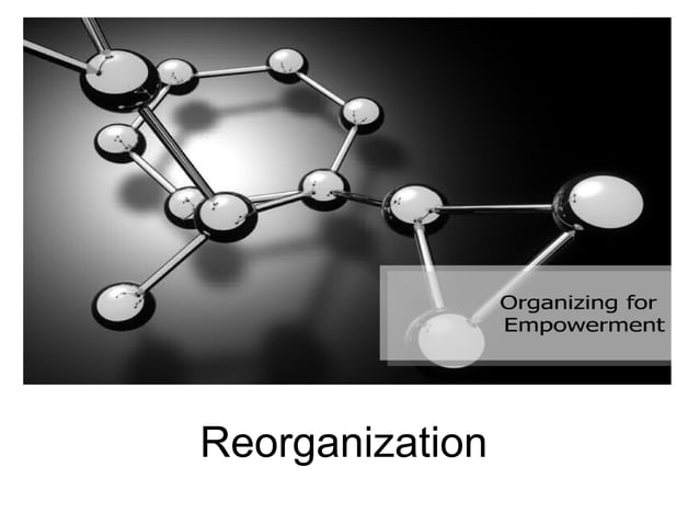 Training Deparment: Reorganization Analysis | PPT