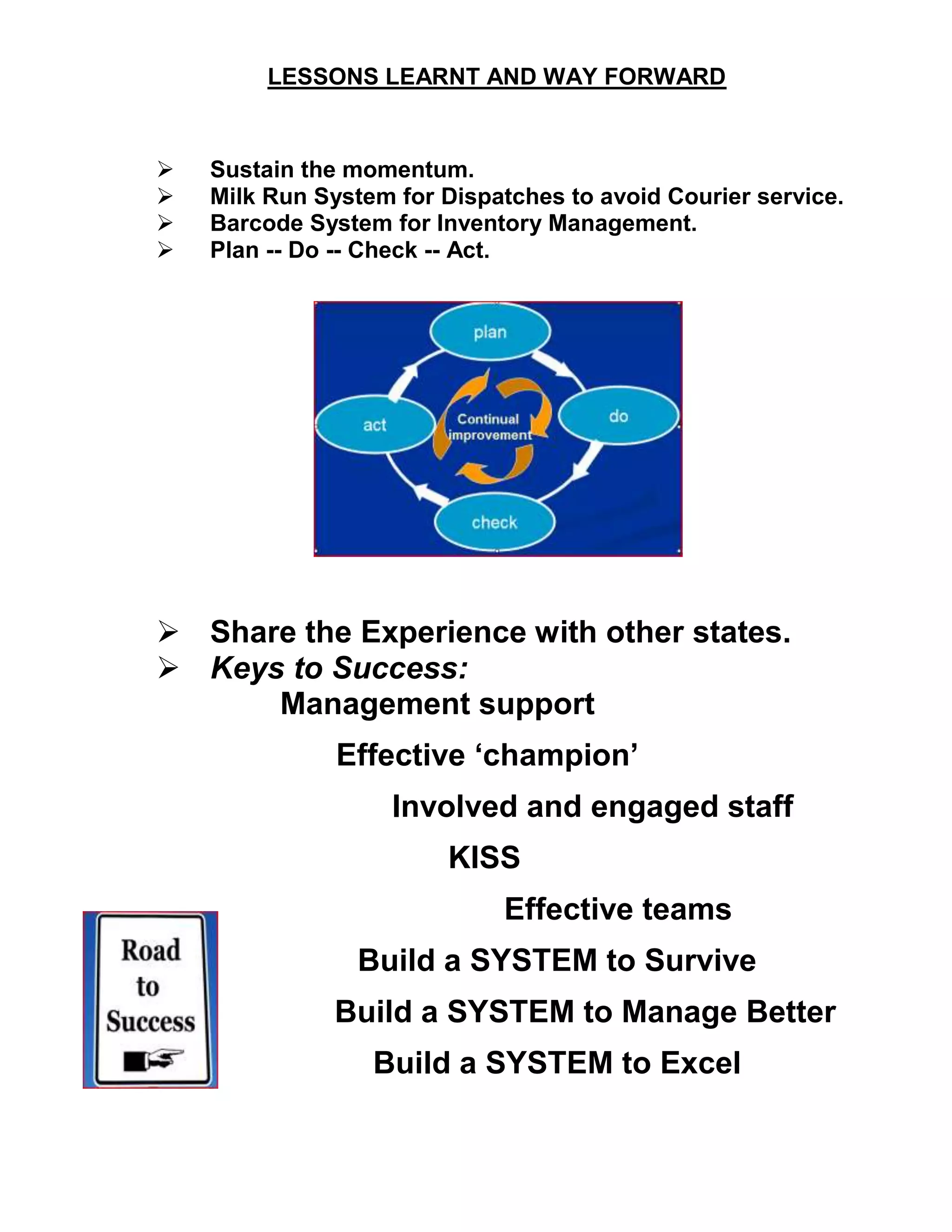 Reorganisation of warehouse at my current work | PDF