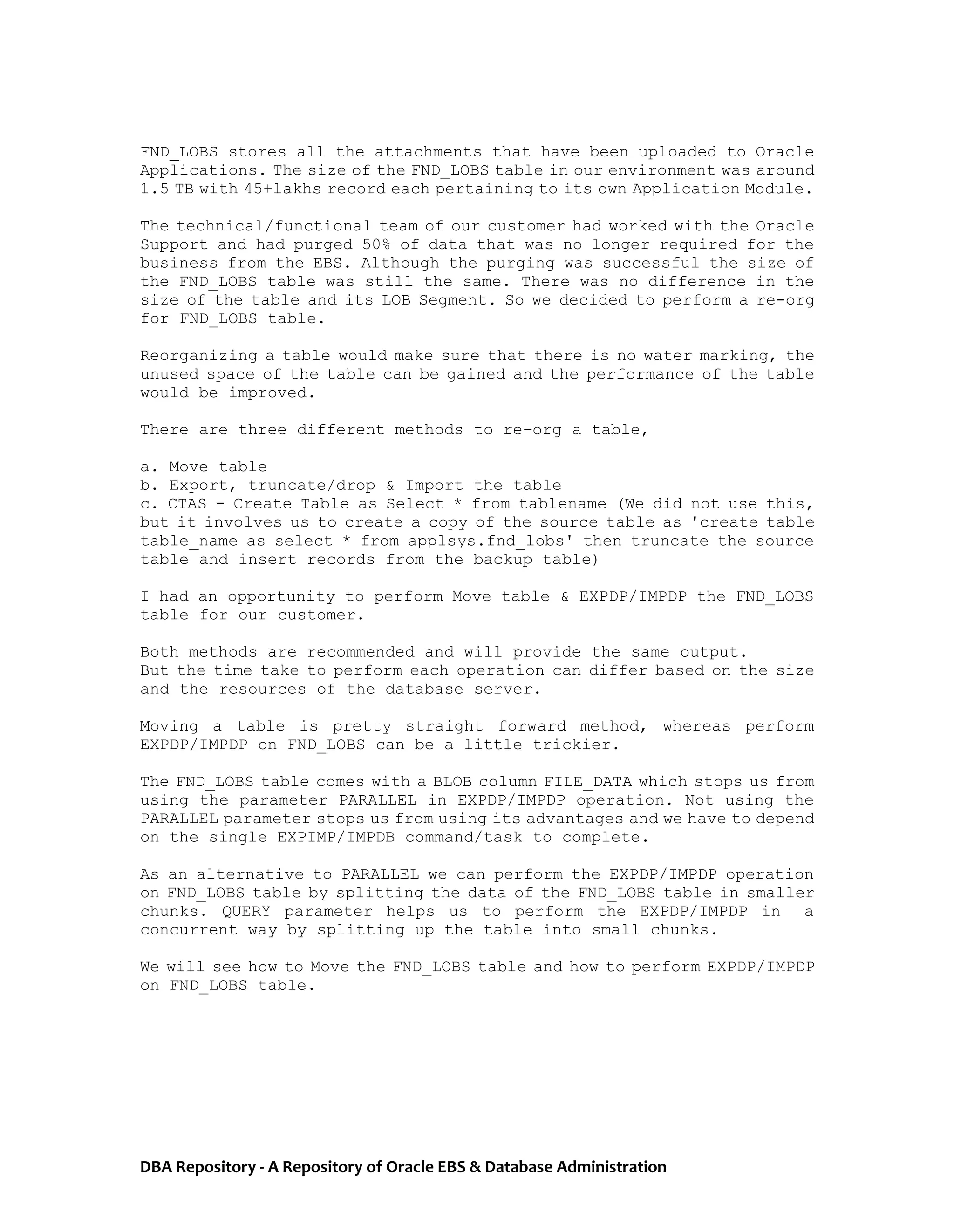 Reorganizing FND_LOBS Table in EBS.pdf