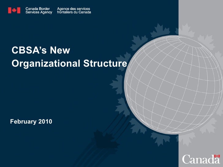 CBSA's New Organizational Structure