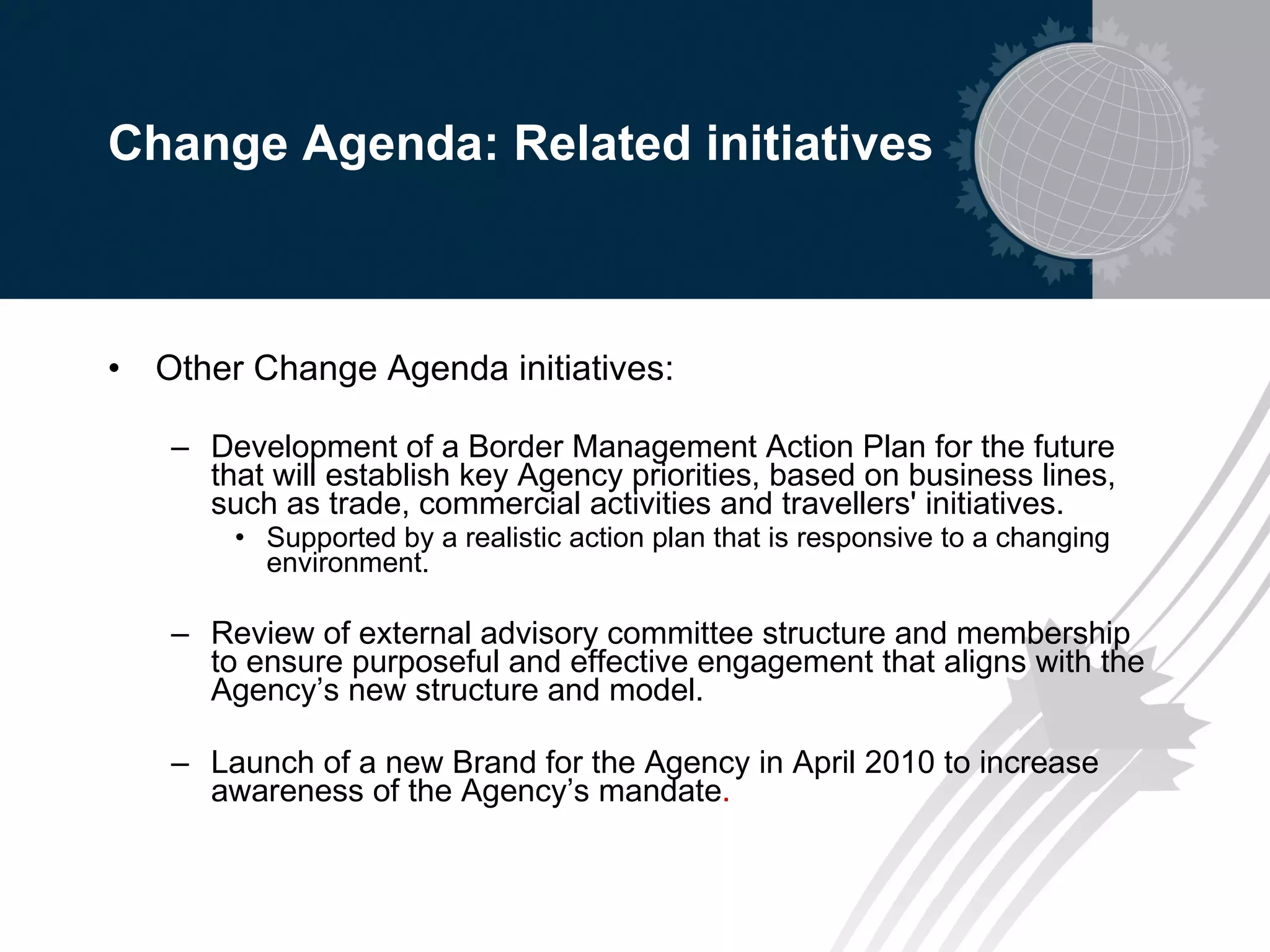 CBSA's New Organizational Structure | PPT