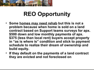 REO Sales Presentation | PPT