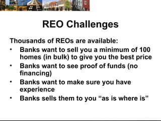 REO Sales Presentation | PPT