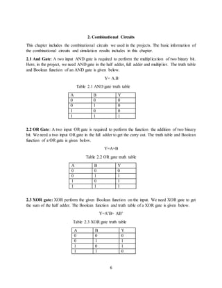 8 bit Multiplier Accumulator | DOCX