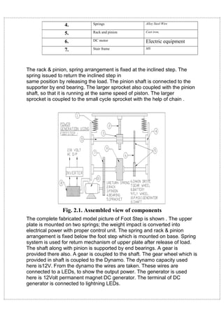 : Power Generation by Footstep | PDF
