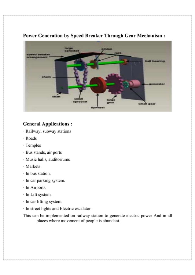 : Power Generation by Footstep | PDF | Power and Energy Industry ...