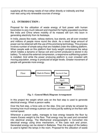 : Power Generation by Footstep | PDF