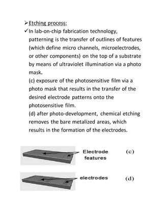 Report on Lab on a chip | DOCX
