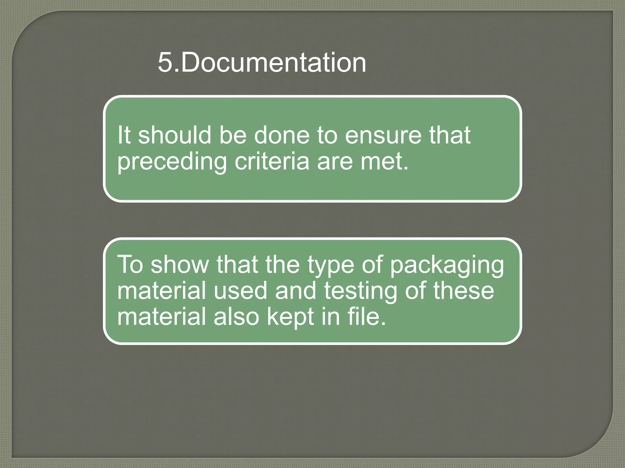 Repacking and relabelling | PPTX