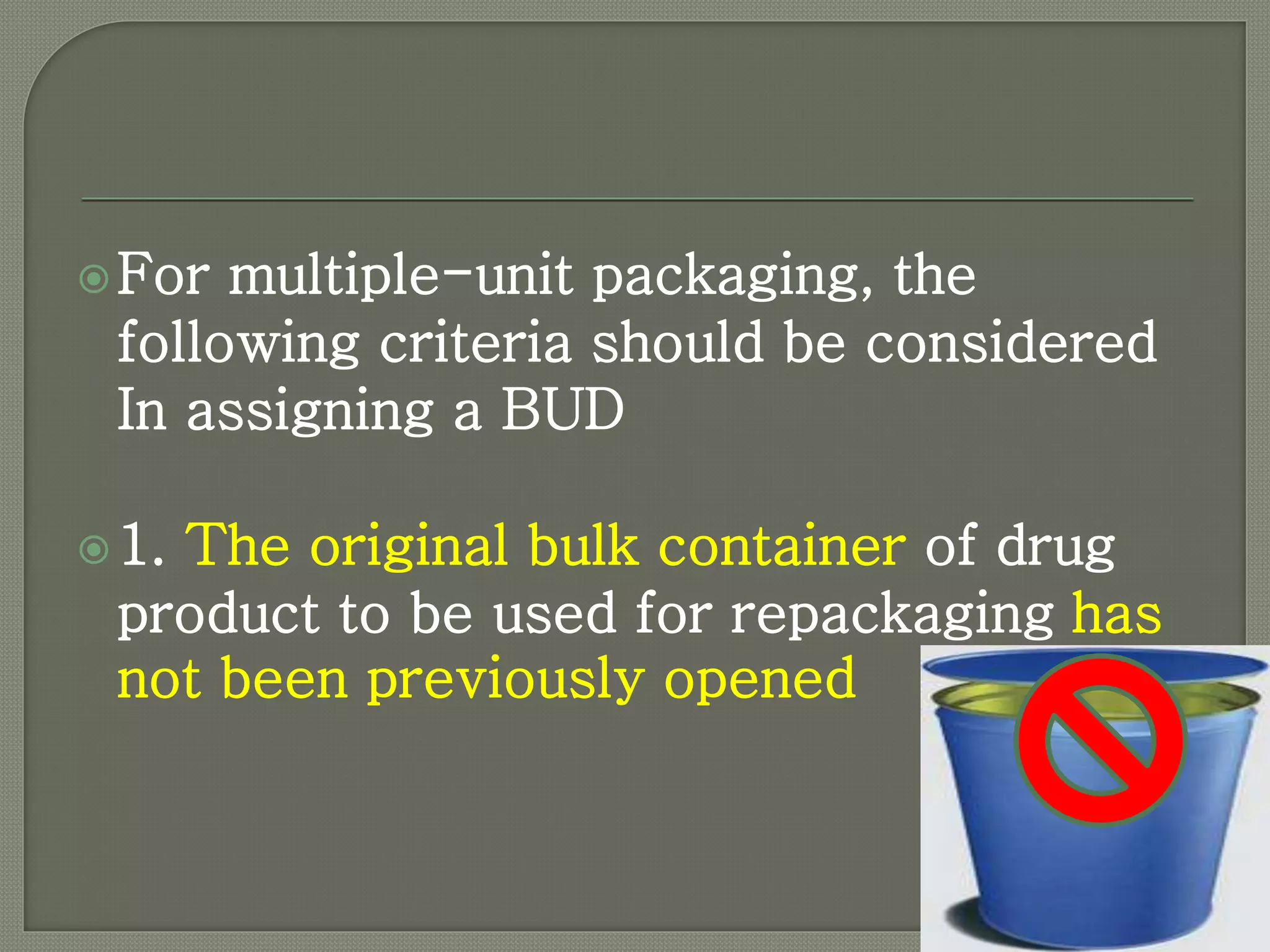 Repacking and relabelling | PPTX