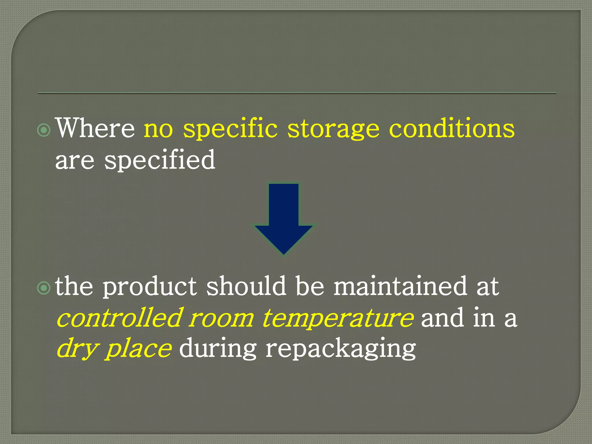 Repacking and relabelling | PPTX
