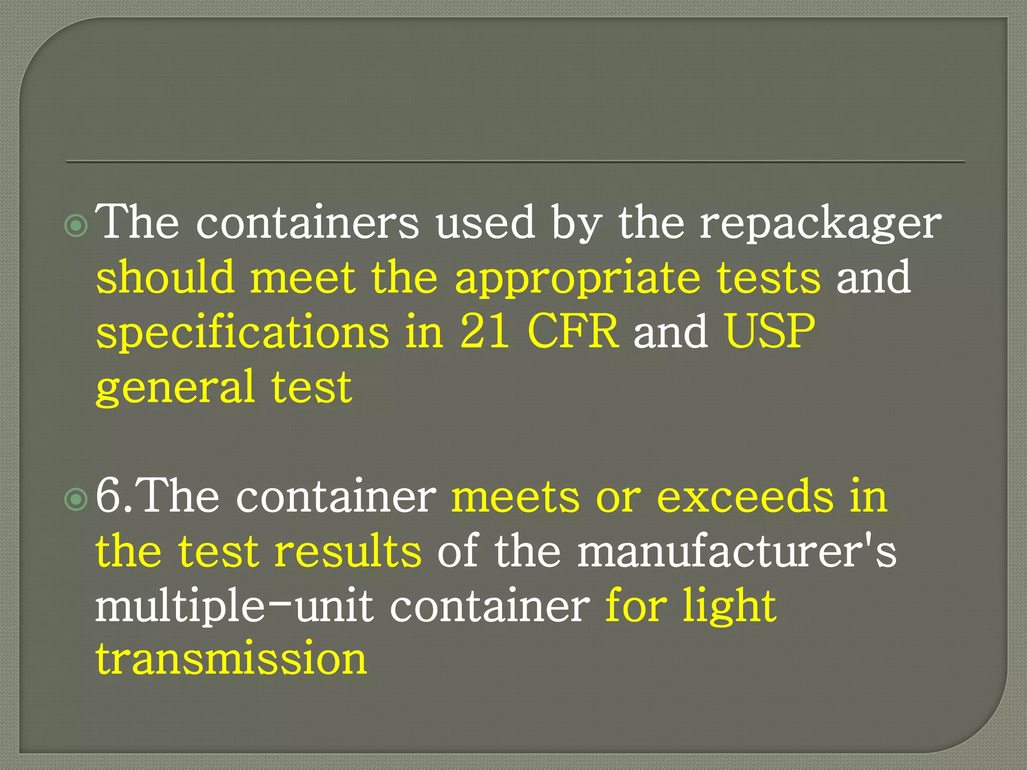 Repacking and relabelling | PPTX | Pharmaceutical Industry | Industries