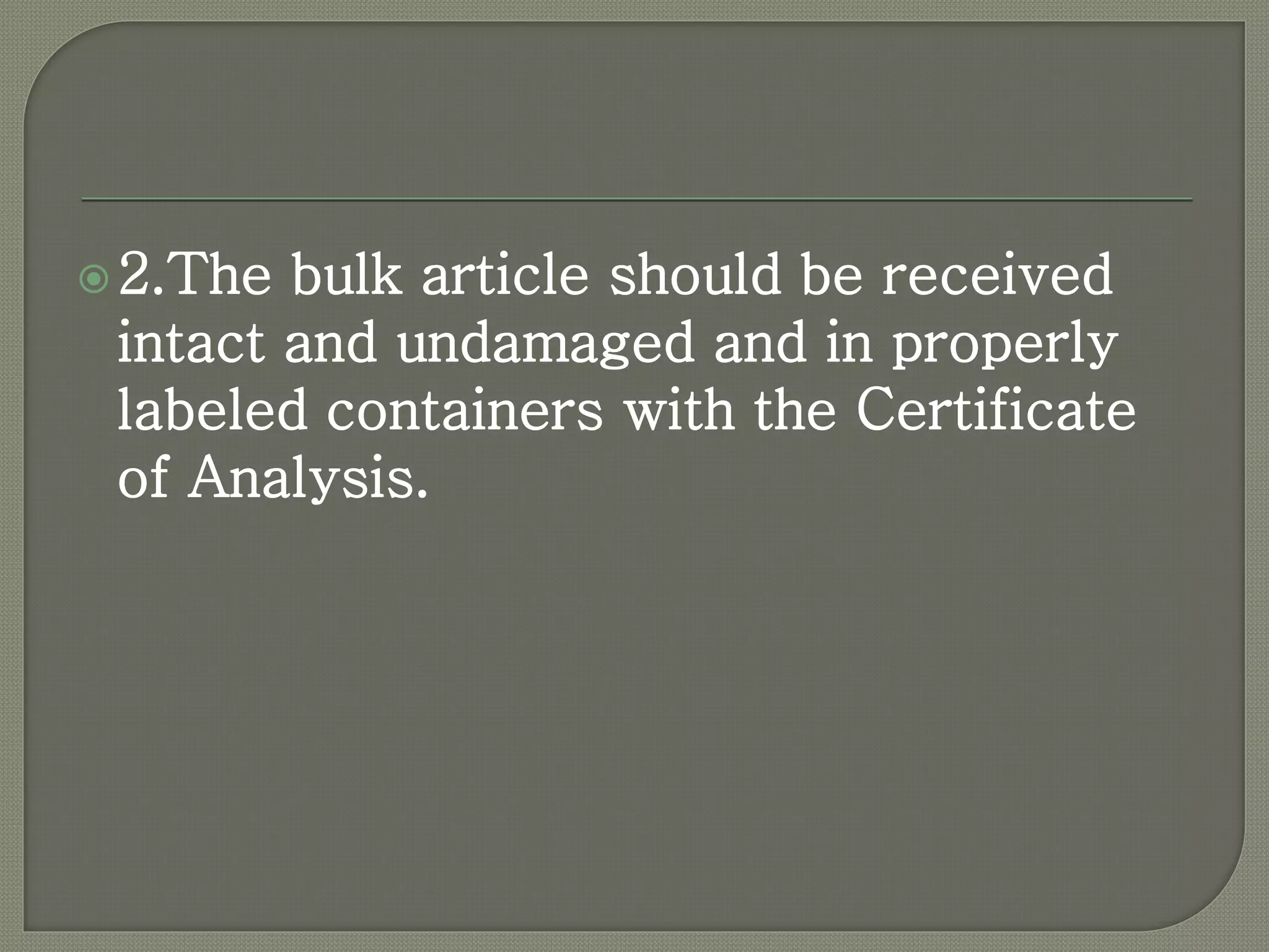 Repacking and relabelling | PPTX