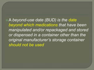 Repacking and relabelling | PPTX