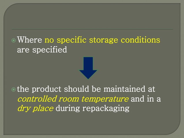 Repacking and relabelling | PPTX | Pharmaceutical Industry | Industries