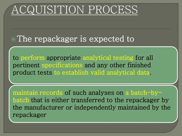 Repacking and relabelling | PPTX | Pharmaceutical Industry | Industries