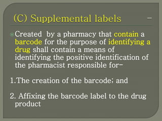 Repacking and relabelling | PPTX