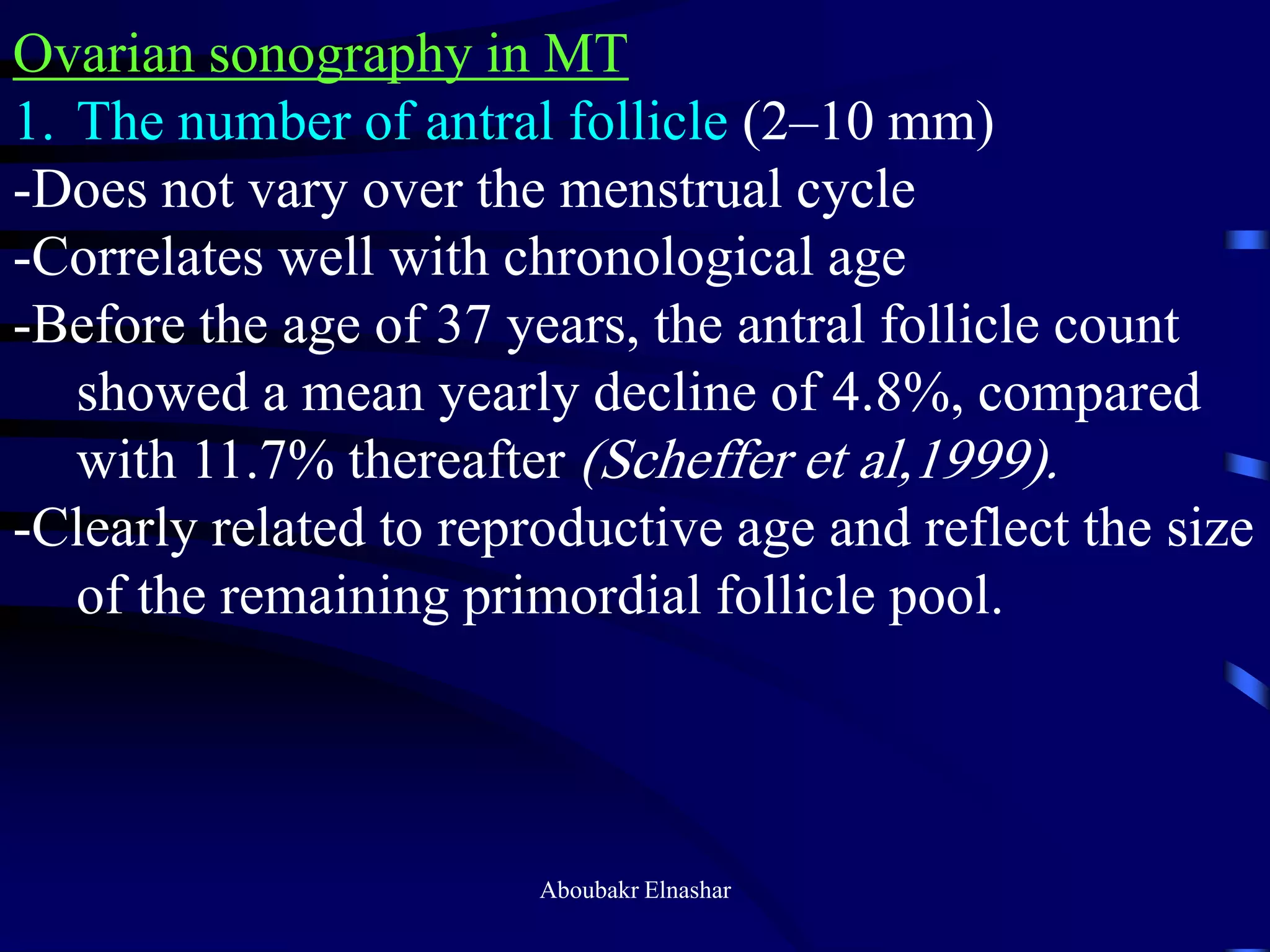 Stages of Reproductive Aging | PDF