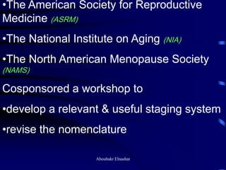 Stages of Reproductive Aging | PDF