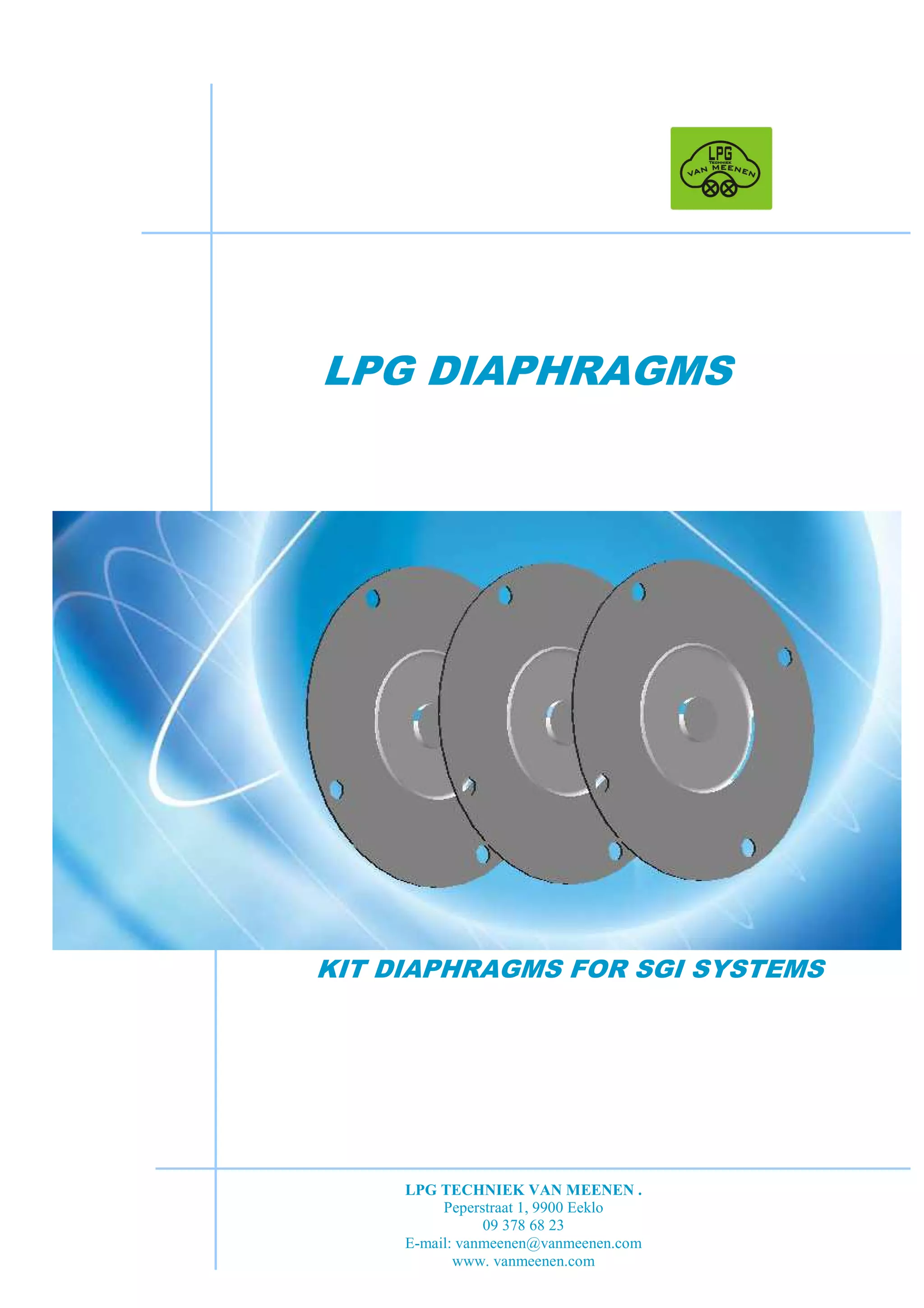 Repair kits for LPG reducers | PDF