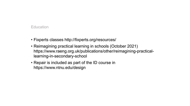 Repairable by design | PPTX