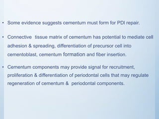 Repair and regeneration of oral tissue | PPTX