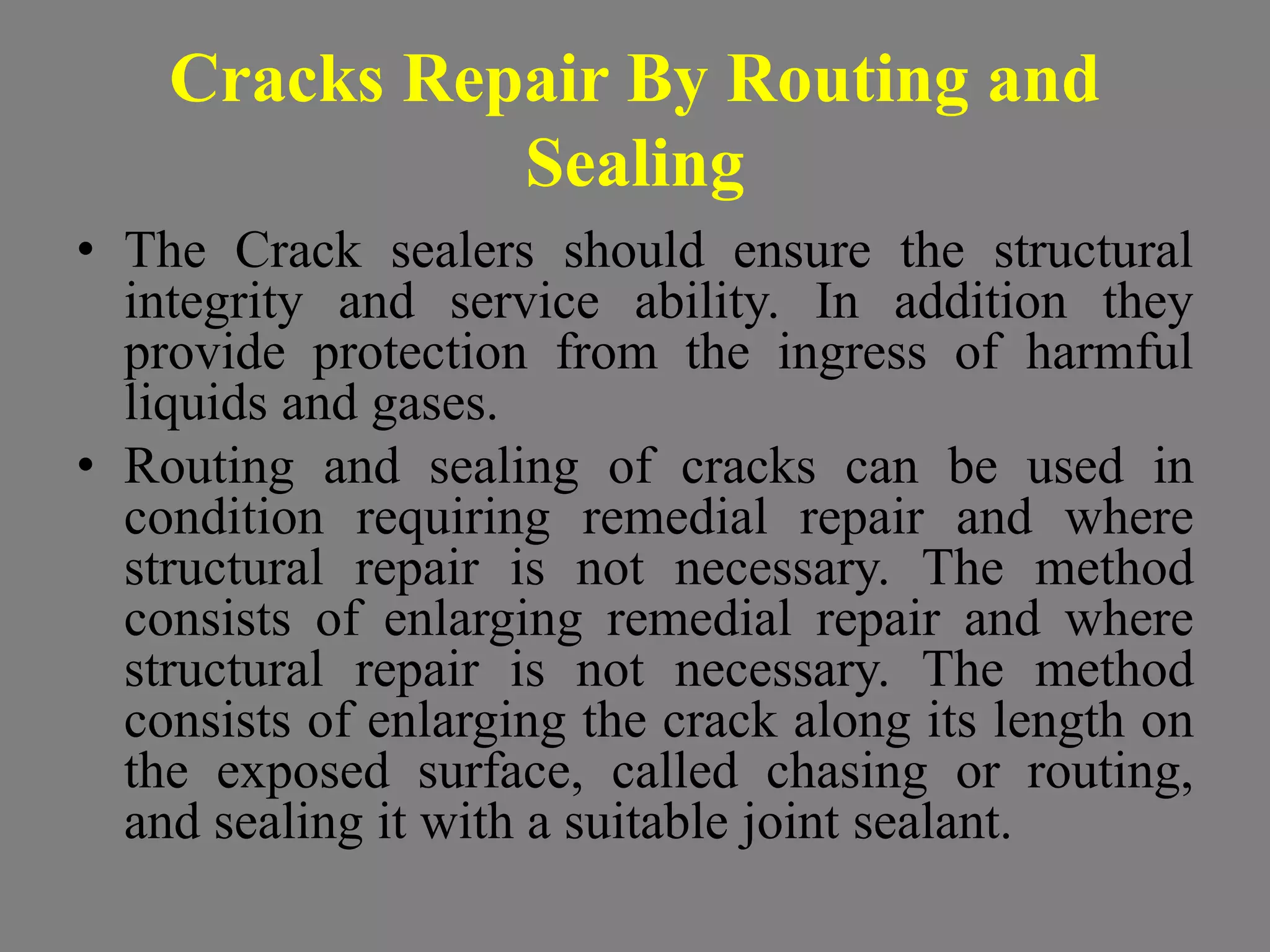 Repair and Rehabilitation | PPTX