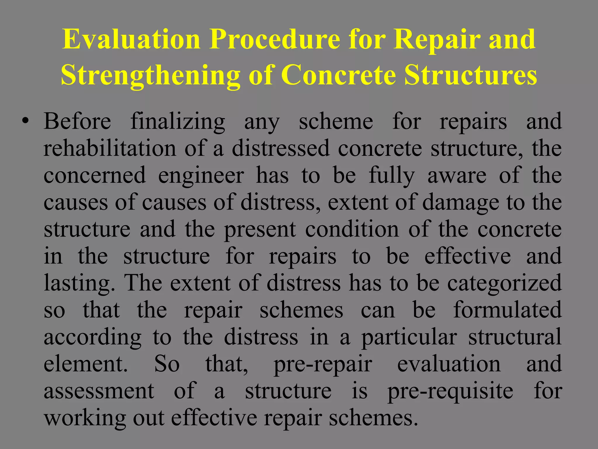 Repair and Rehabilitation | PPTX