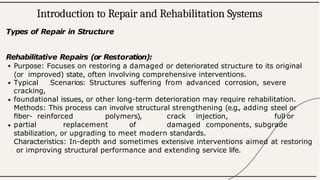 Repair and rehabilitation of structure .pptx | Civil Engineering ...