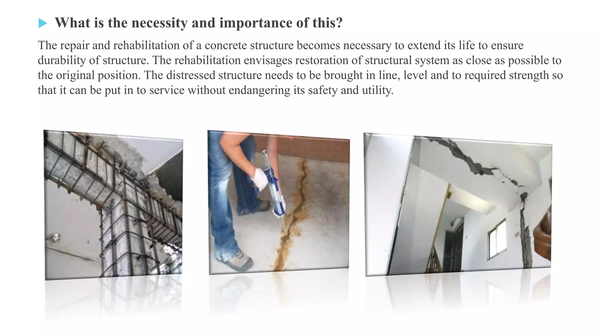 Repair and rehabilitation of structures | PPTX