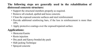 REPAIR AND REHABILITATION OF STRUCTURES.pptx | Civil Engineering ...