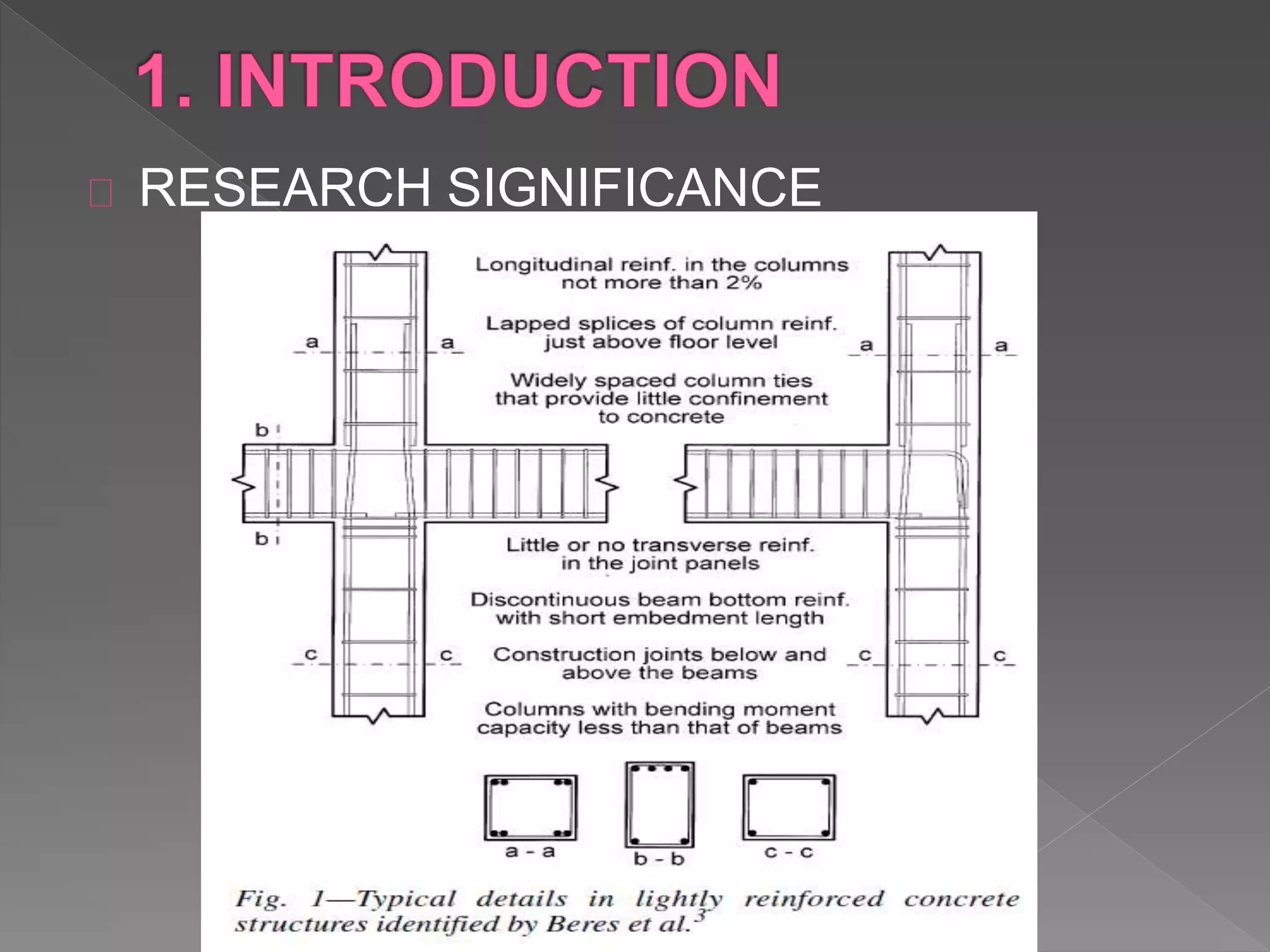 Repair and strengthening of reinforced concrete beam column joints | PPTX