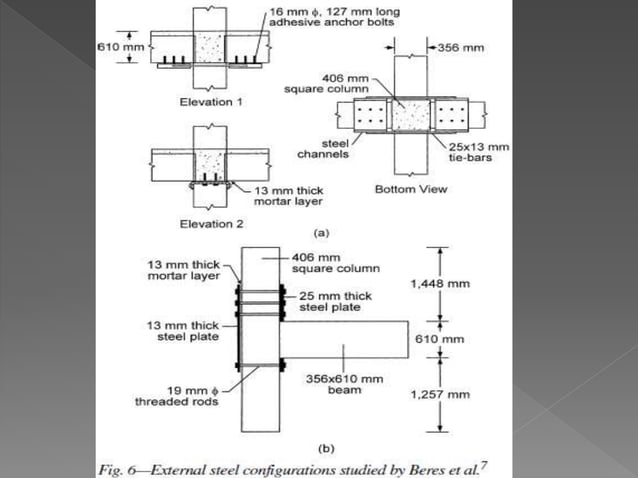 Repair and strengthening of reinforced concrete beam column joints ...