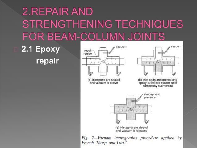 Repair and strengthening of reinforced concrete beam column joints ...