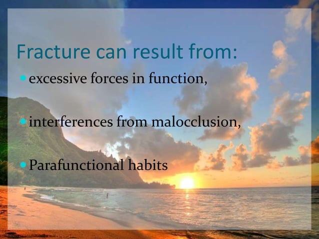 Repairing fractured pfm | PPTX | Oral care | Personal Care