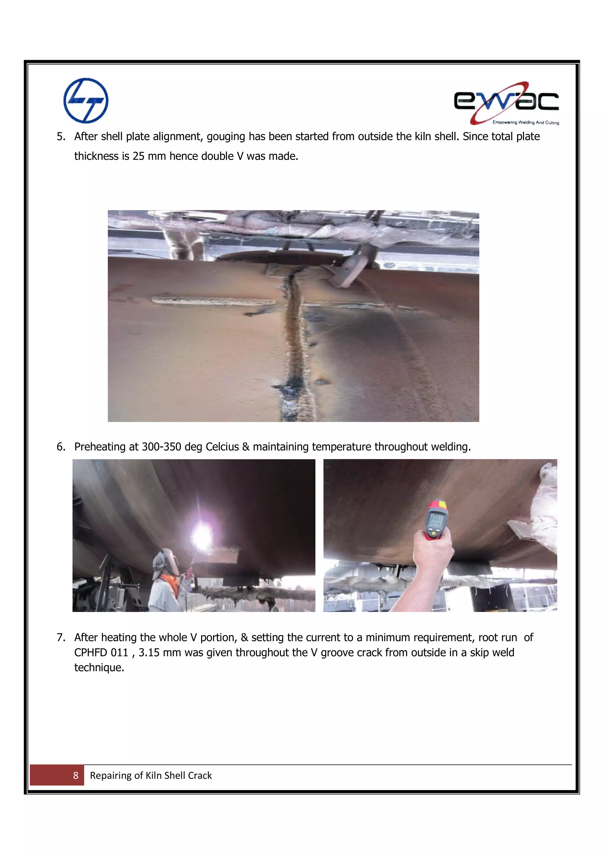 Repairing of kiln shell crack | PDF